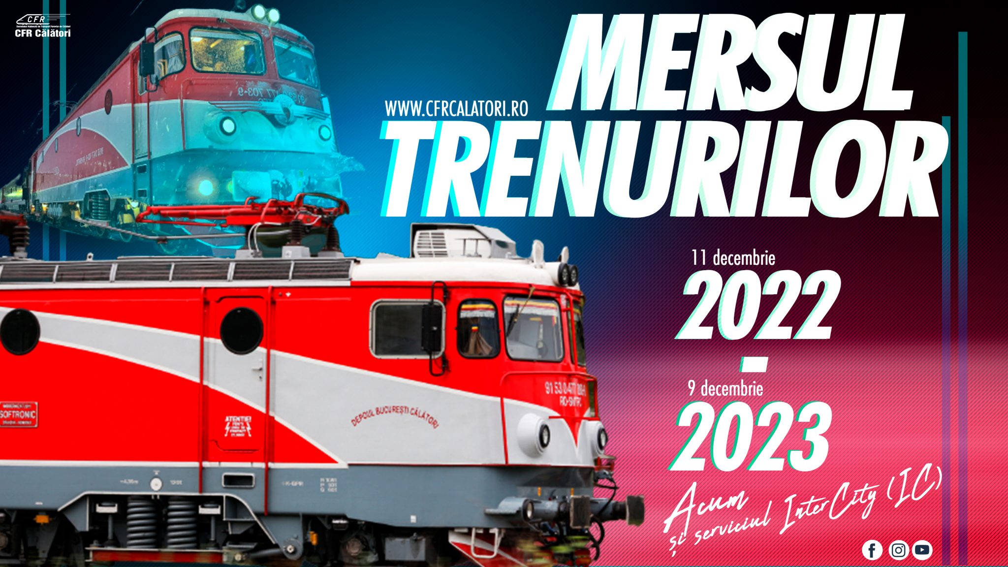 Noutăţi CFR Călători în planul de mers de tren 2022/2023 - CFR Calatori