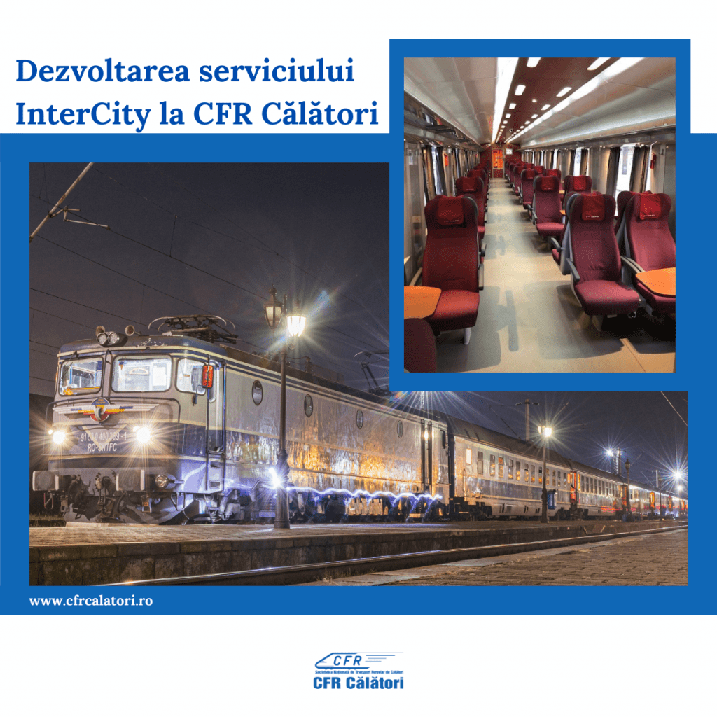 Dezvoltarea serviciului InterCity la CFR Călători - CFR Calatori