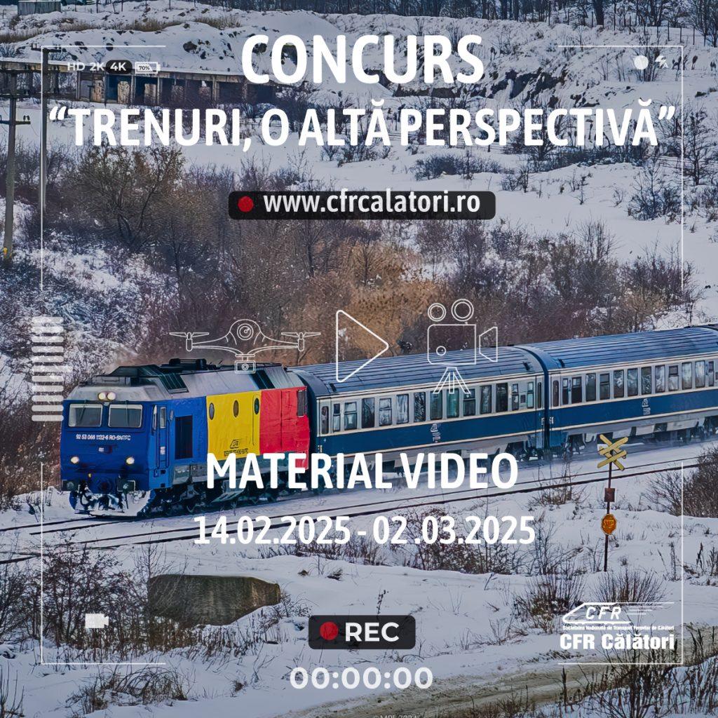 Concurs video CFR Călători - „Trenuri, o altă perspectivă” - CFR Calatori