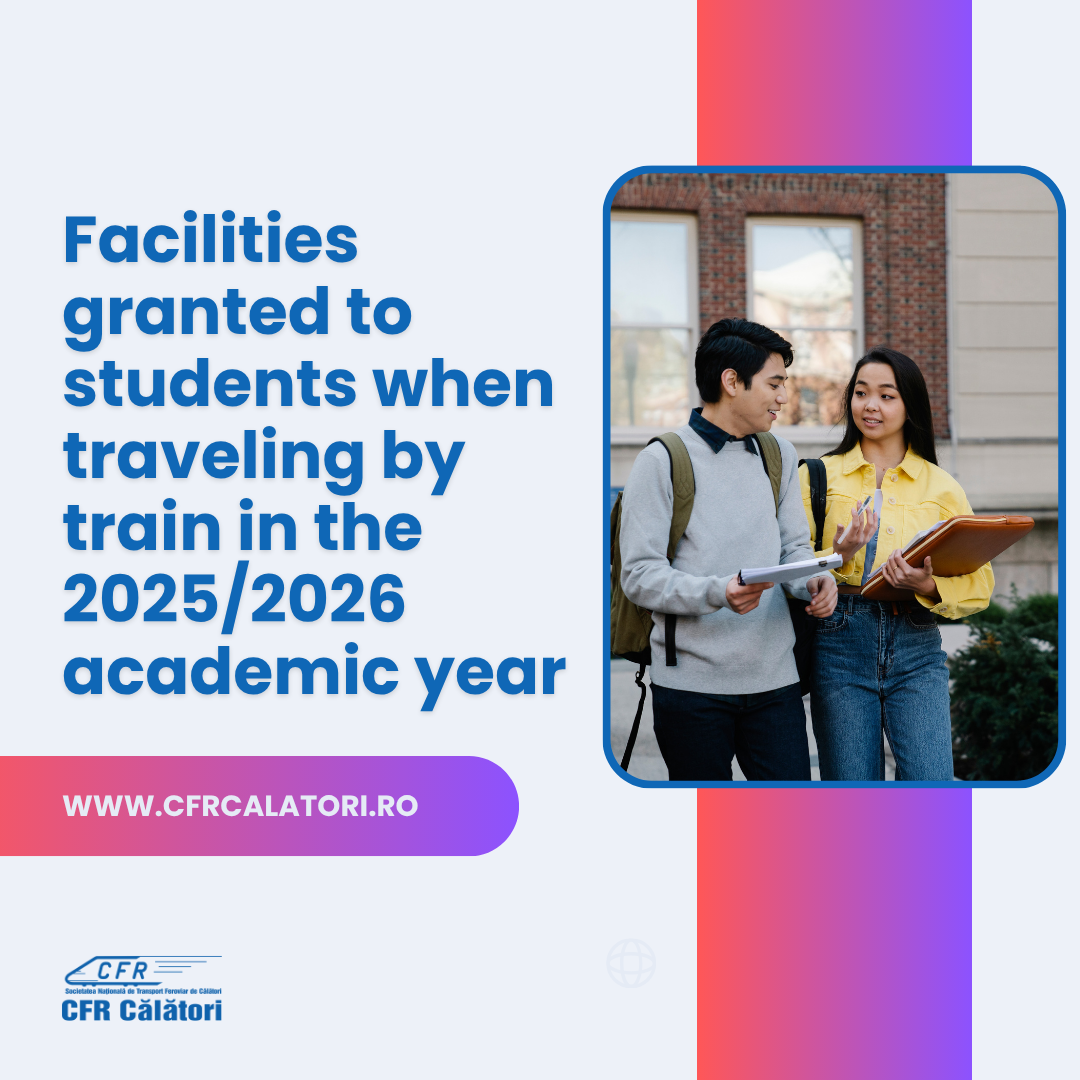 Facilities granted to students when traveling by train in the 2025/2026 ...
